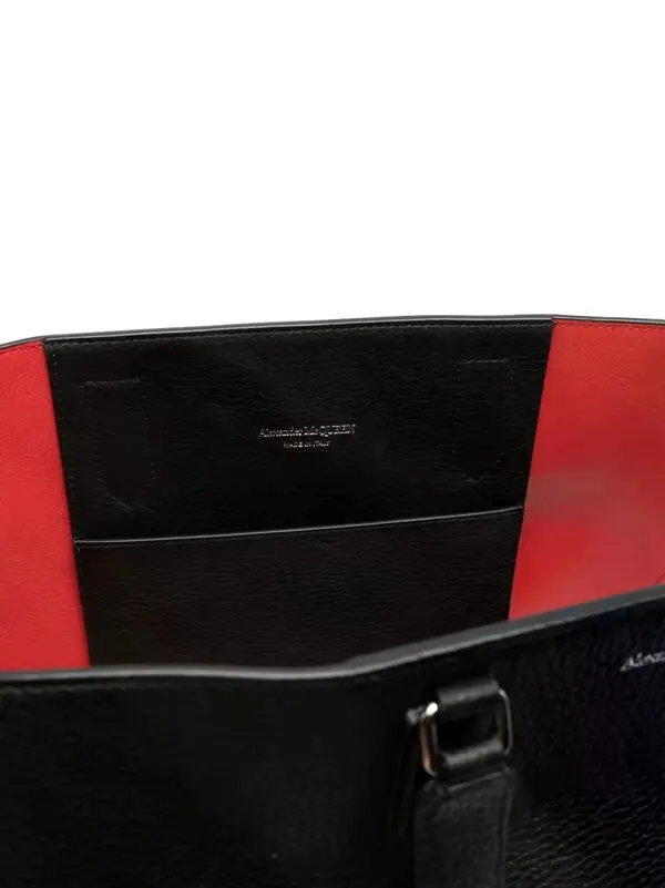 Alexander McQueen The Edge Leather Tote Bag