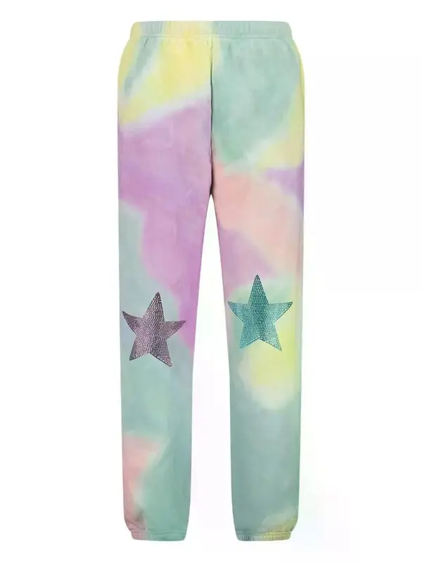 Collina Strada Star-embellished Tie-dye Track Pants
