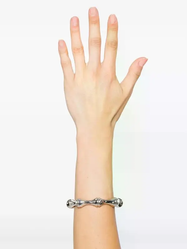 Eddie Borgo Large Bambu Bracelet - Silver