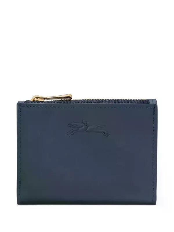 Longchamp Logo-embossed Compact Wallet - Blue