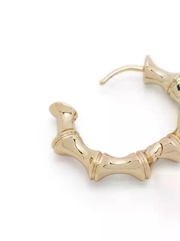 Eddie Borgo Bambu Hoop Earrings - Gold