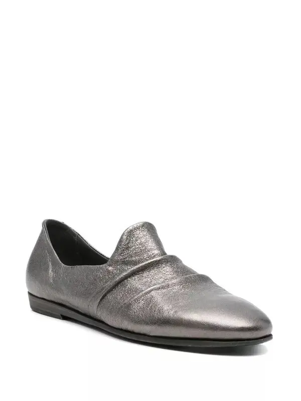 PANTANETTI Metallic Loafers