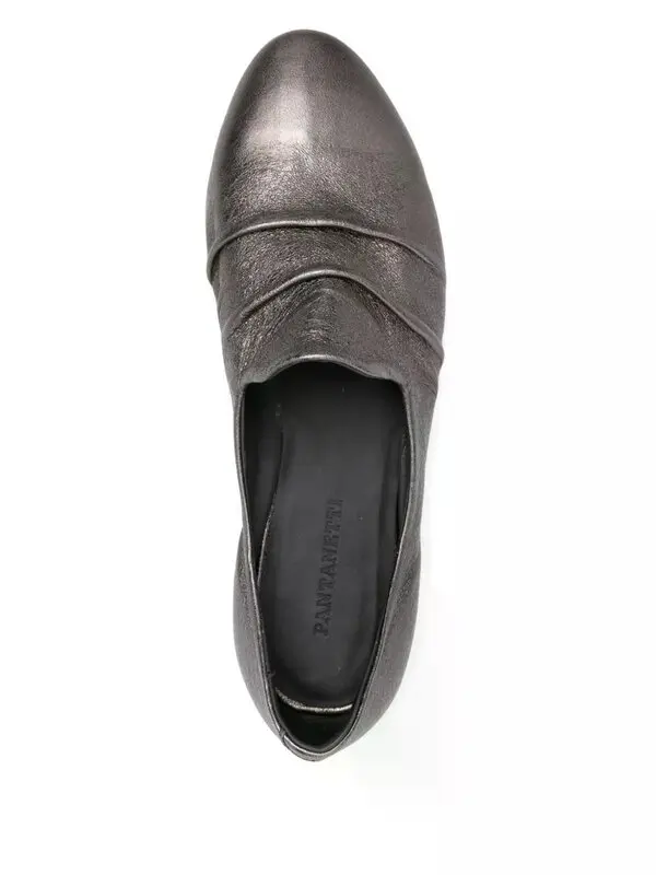 PANTANETTI Metallic Loafers