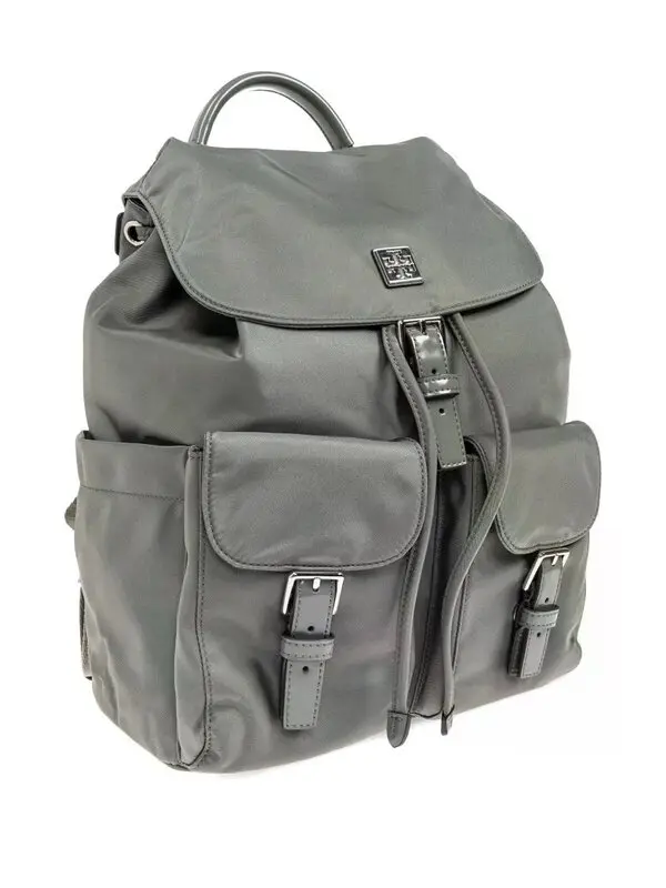Tory Burch Drawstring Backpack - Grey
