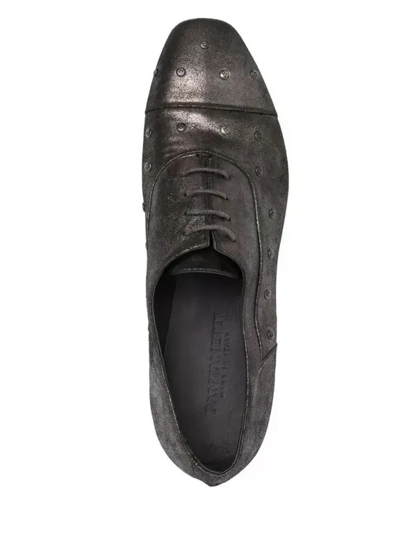 PANTANETTI Metallic Derby Shoes