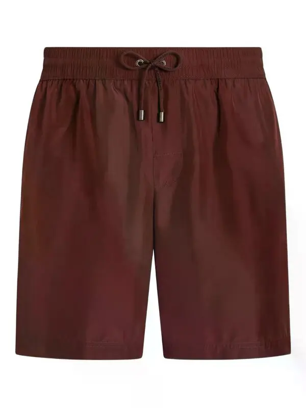 Dolce & Gabbana Drawstring Swim Shorts - Red