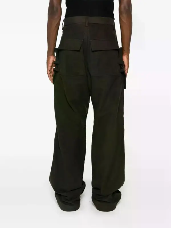 Rick Owens Stefan Cotton Cargo Trousers - Green