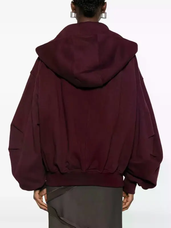 Attico Zip-up Hoodie