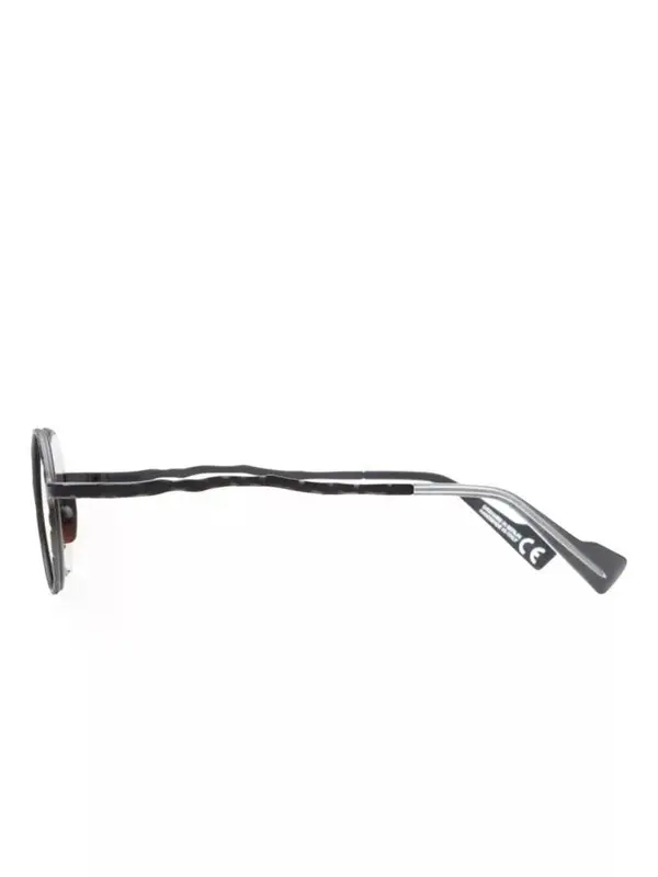 KUBORAUM Mask H10 Round-frame Sunglasses