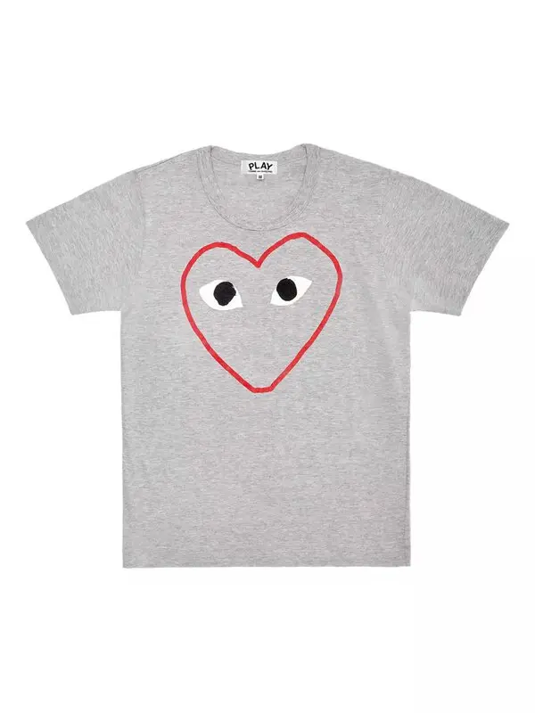 Play Comme Des Garcon Heart-print T-shirt