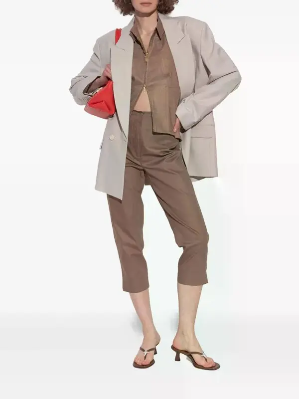 Cult Gaia Zip-up Halterneck Vest