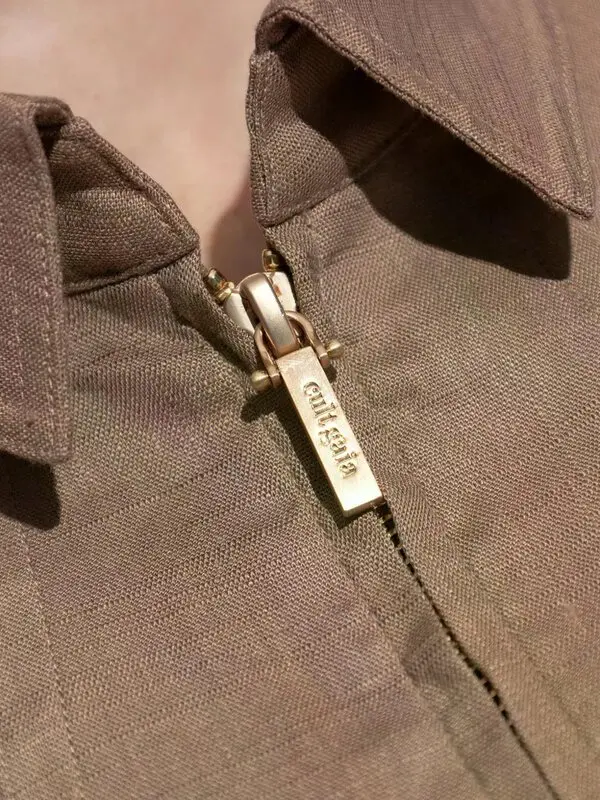 Cult Gaia Zip-up Halterneck Vest
