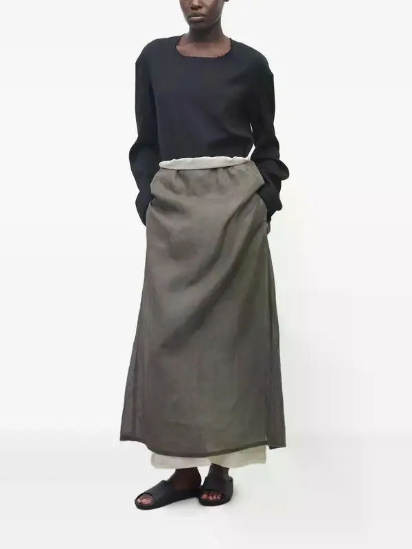 THE ROW Zaira Front-slit Maxi Skirt