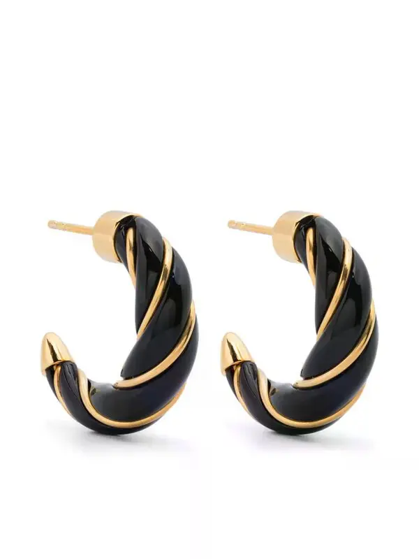 AURÉLIE BIDERMANN Mini Diana Twisted Earrings - Gold