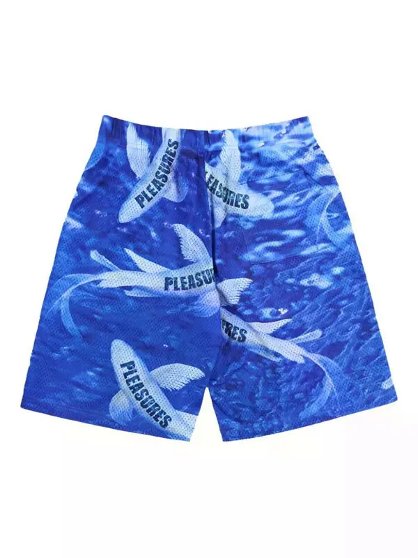 PLEASURES Koi Mesh Shorts