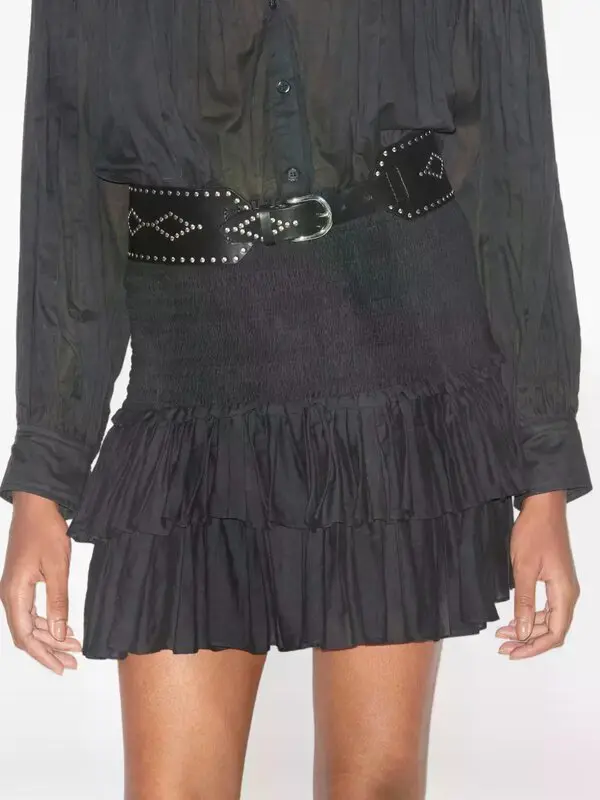MARANT ETOILE Naomi Mini Skirt - Black