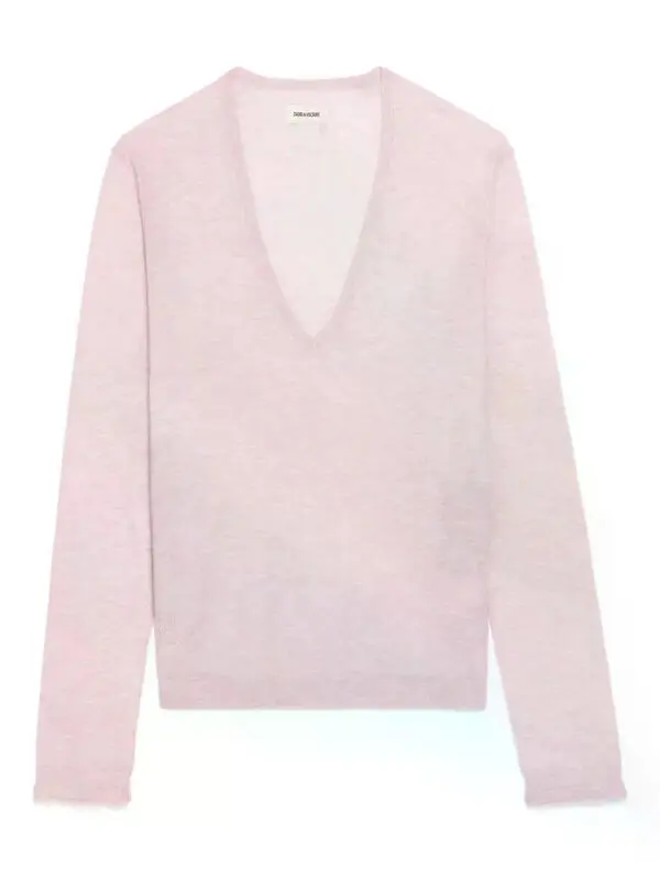 Zadig&Voltaire V-neck Knitted Jumper - Pink