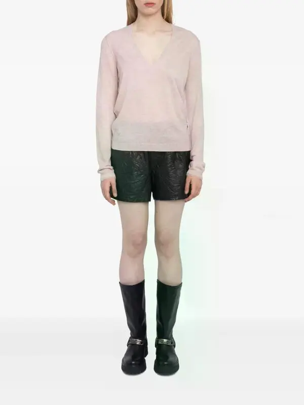 Zadig&Voltaire V-neck Knitted Jumper - Pink