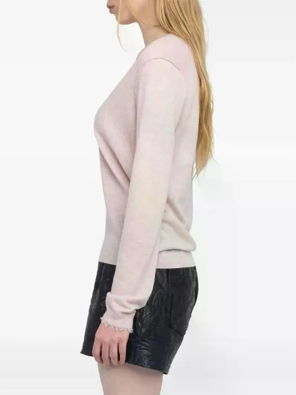 Zadig&Voltaire V-neck Knitted Jumper - Pink