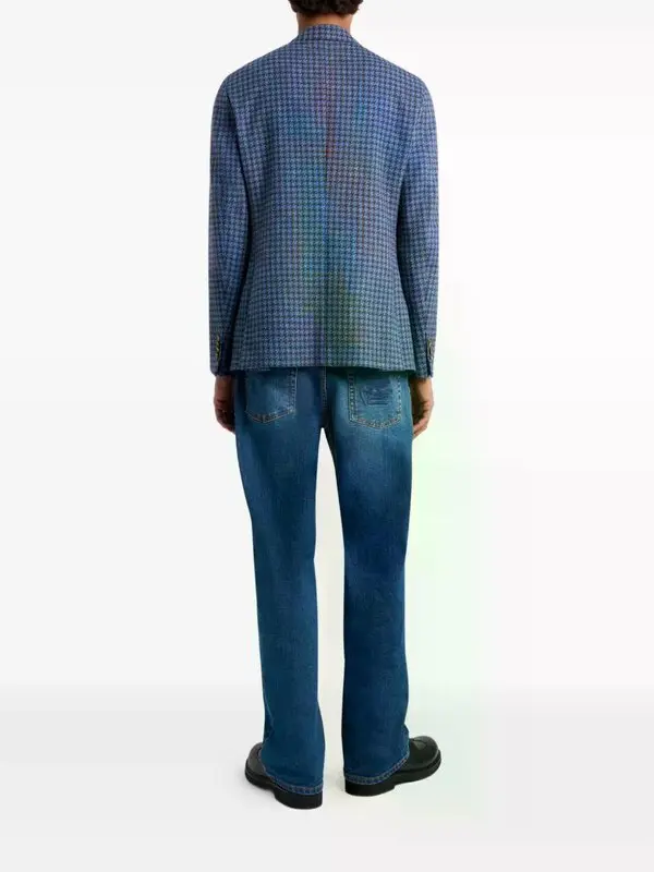 Etro Checked Single-breasted Blazer