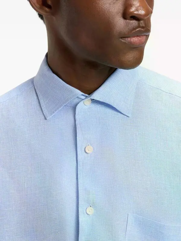 BOSS X David Beckham Short-sleeve Button-up Shirt