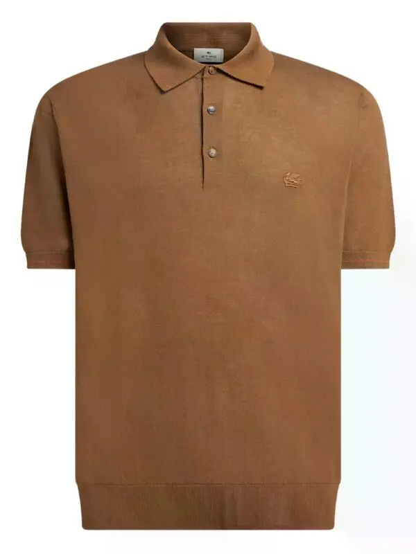 Etro Short-sleeve Polo Shirt - Brown