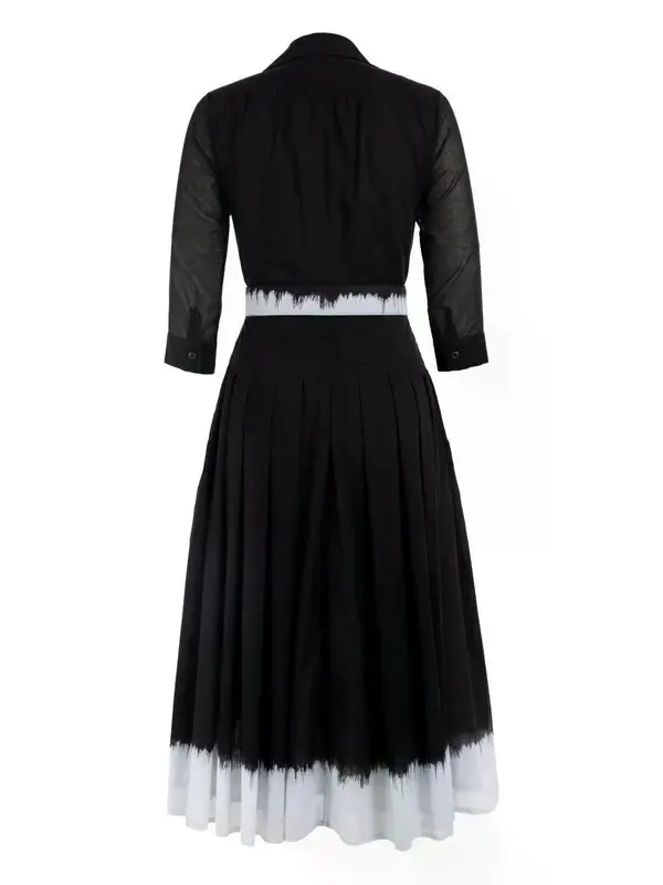 Samantha Sung Audrey Button-up Pleated Dress