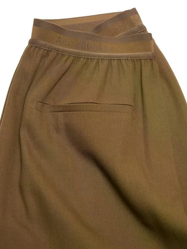 Acne Studios Pleated Wide-leg Shorts