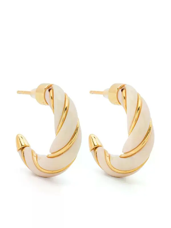 AURÉLIE BIDERMANN Mini Diana Twisted Earrings - Gold