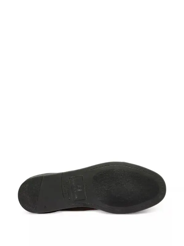Officine Creative Suede Lace-up Low-top Sneakers - Brown