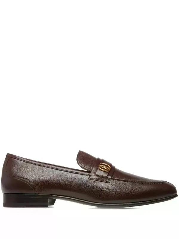 Bally Suisse Leather Loafers