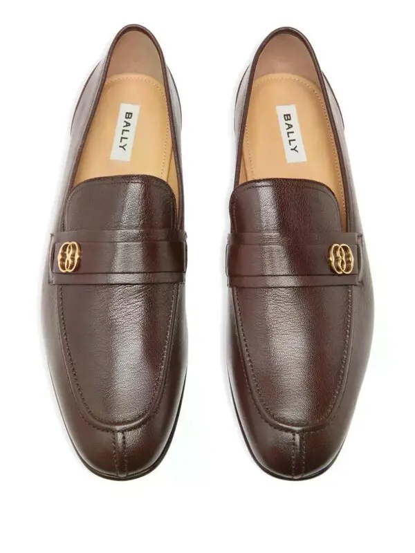 Bally Suisse Leather Loafers