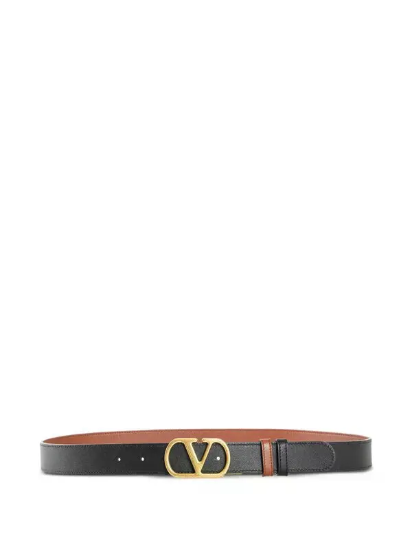 Valentino Garavani Vlogo Signature Reversible Belt - Neutrals