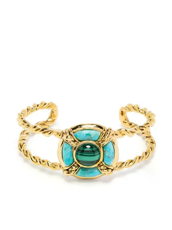 AURÉLIE BIDERMANN Hilarios Stone Bracelet - Gold