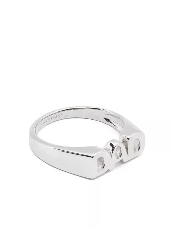 MARIA BLACK Dad Royal Ring - Silver