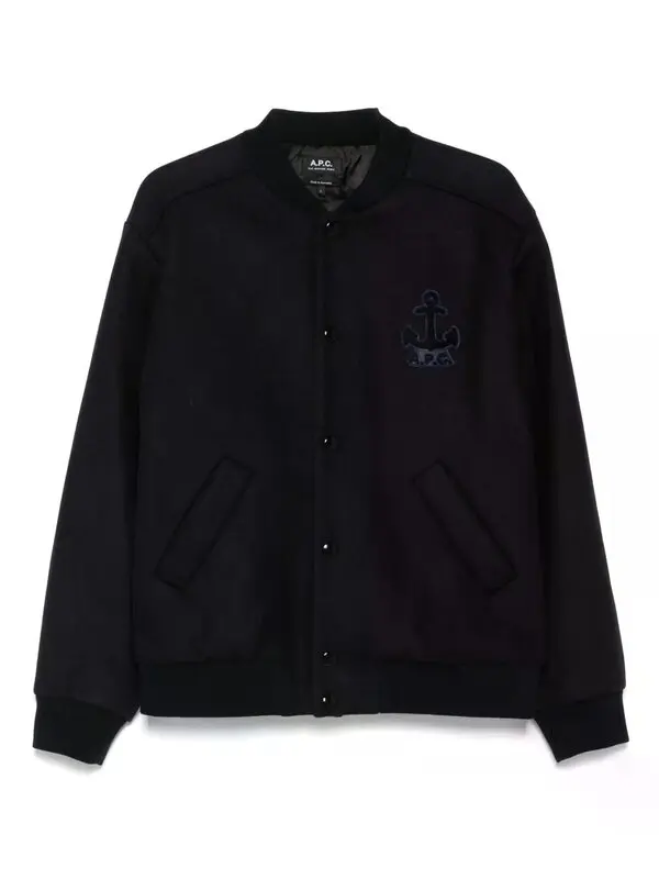 A.p.c. Logo-embroidered Jacket