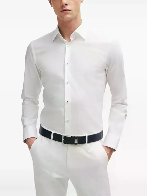 BOSS Classic-collar Button-up Shirt