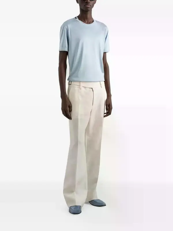 Dolce & Gabbana Silk T-shirt - Blue