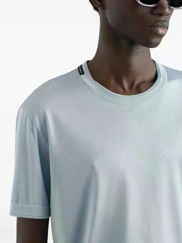 Dolce & Gabbana Silk T-shirt - Blue