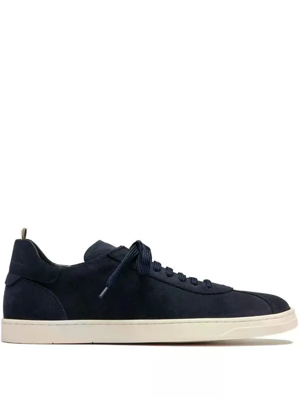Officine Creative Karma Suede Lace-up Sneakers - Blue