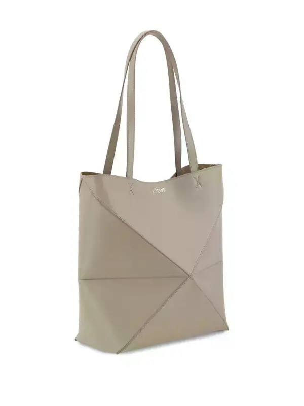 Loewe Medium Puzzle Fold Tote - Neutrals