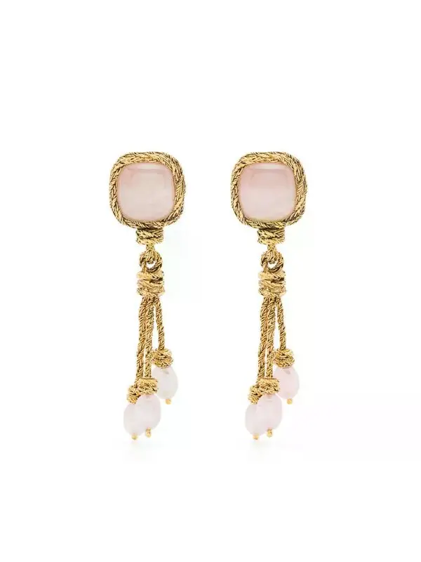 AURÉLIE BIDERMANN Miki Clip-on Earrings - Gold