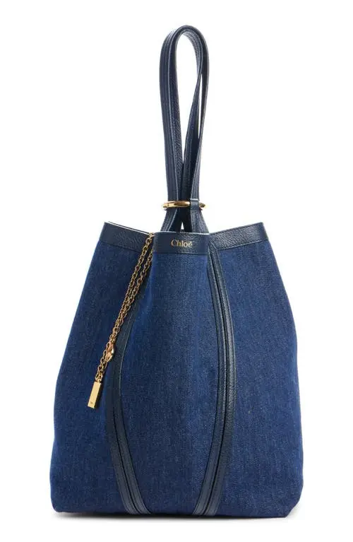Chloé Spin Denim Tote