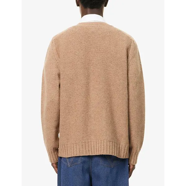 Bottega Veneta V-neck Knitted Wool Cardigan