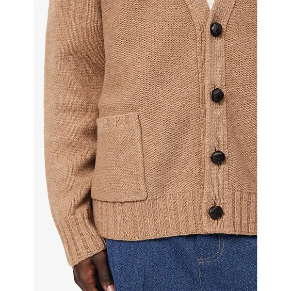 Bottega Veneta V-neck Knitted Wool Cardigan
