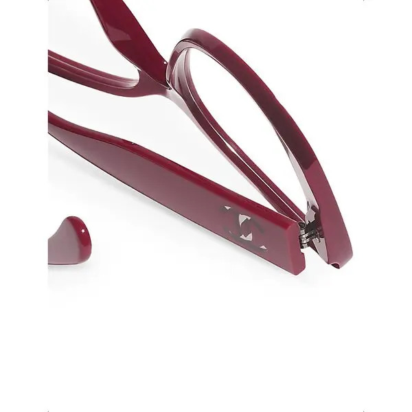 Chanel Butterfly-frame Acetate And Nylon Optical Glasses