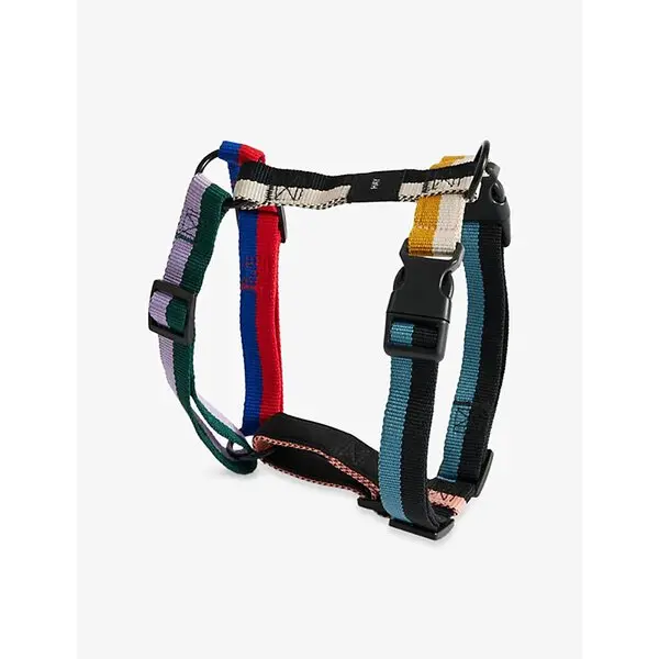 HAY Striped Woven Medium Dog Harness - Multi Colour