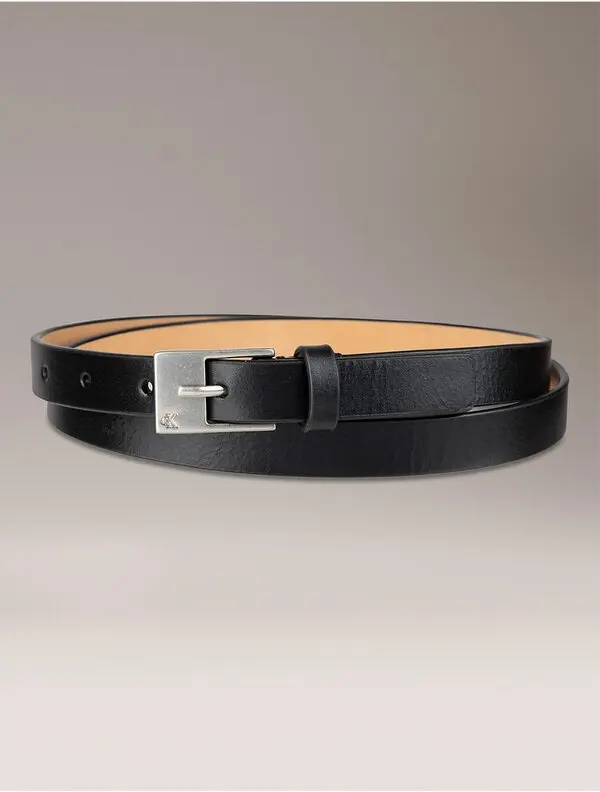Calvin Klein Slim Harness Buckle Belt - Black