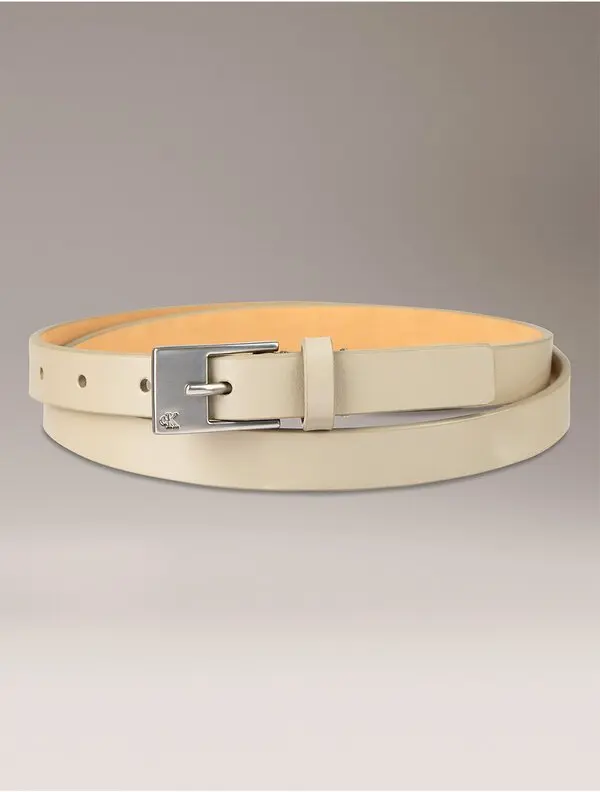 Calvin Klein Slim Harness Buckle Belt - Crockery