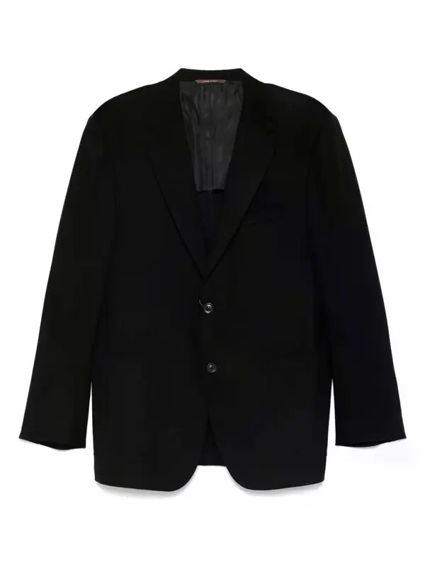 Canali Wool Blazer - Black